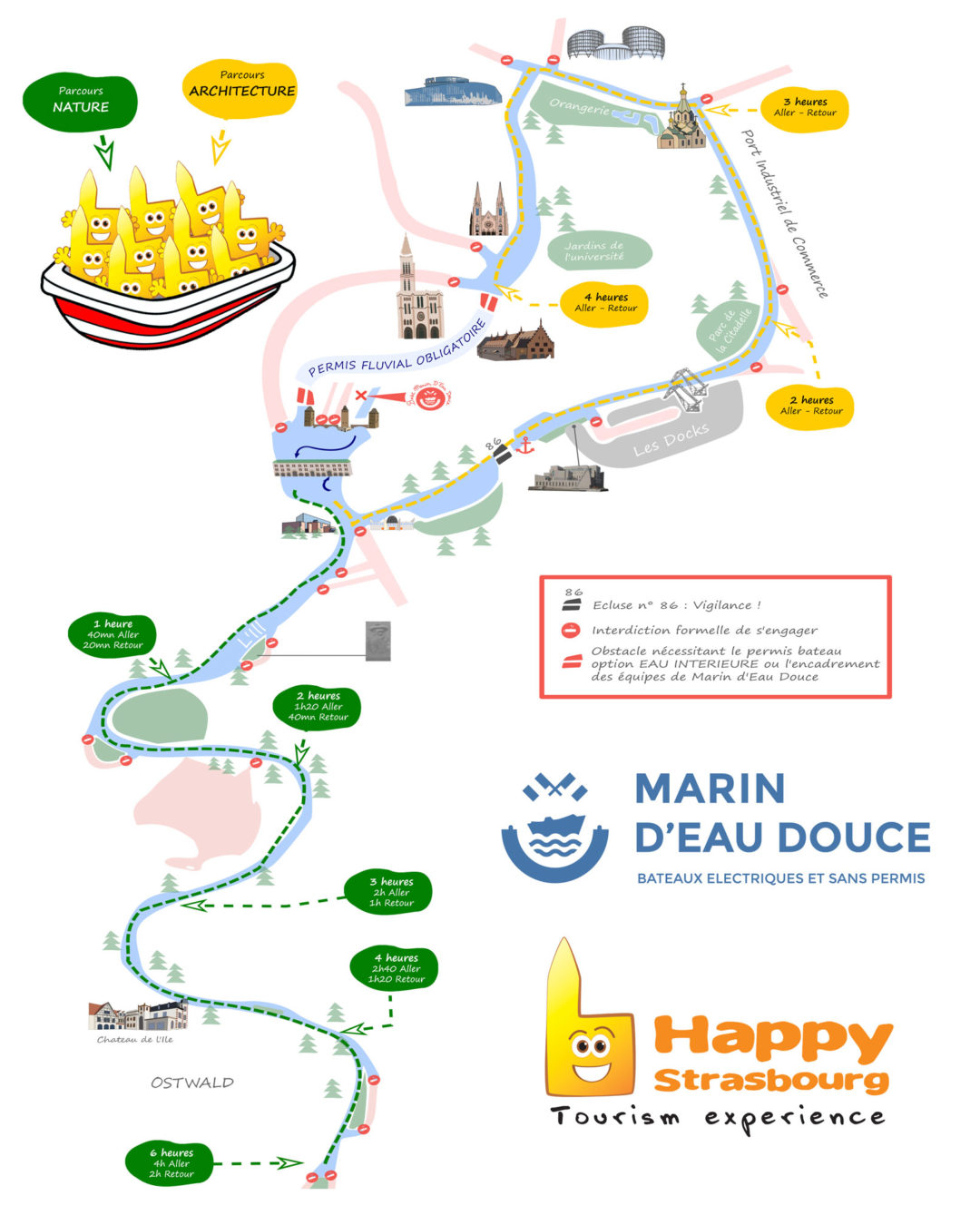 Visite guidée de Strasbourg en bateau - Happy Strasbourg